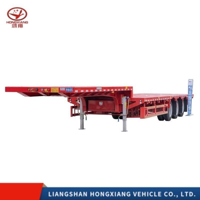 40FT Heavy Skeletal Trailer Chassis Flat Bed Container Skeleton Semi Trailer