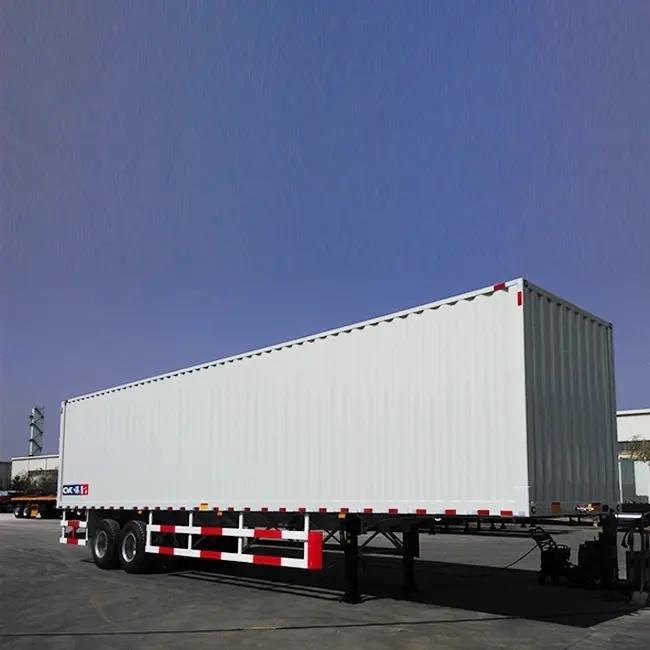 Customizing Insulated Van Draw Bar Trailer (16T -18Ton Box Refrigerated vehicle Trailer Or Truck Semi-Trailer)