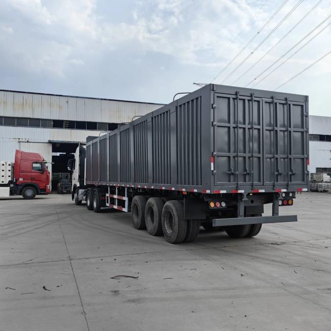Best Price (Spot Discount) 3 Axle Side Curtain Van Type Box Cargo PVC Tarpaulin Sliding 40FT 45FT Side Wall Semi Trailer