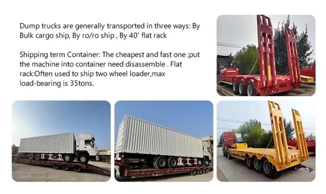 3/4axles 60 Tons 20/40 FT Container Shipping Flat Deck High Bed Platform Flatbed Truck Trailer Semi Trailer