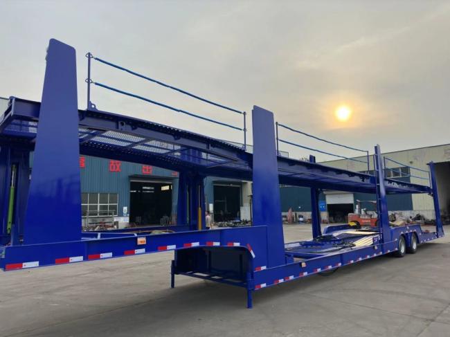 2 Axle Double-Decker Car Transport Trailer Semi Trailer