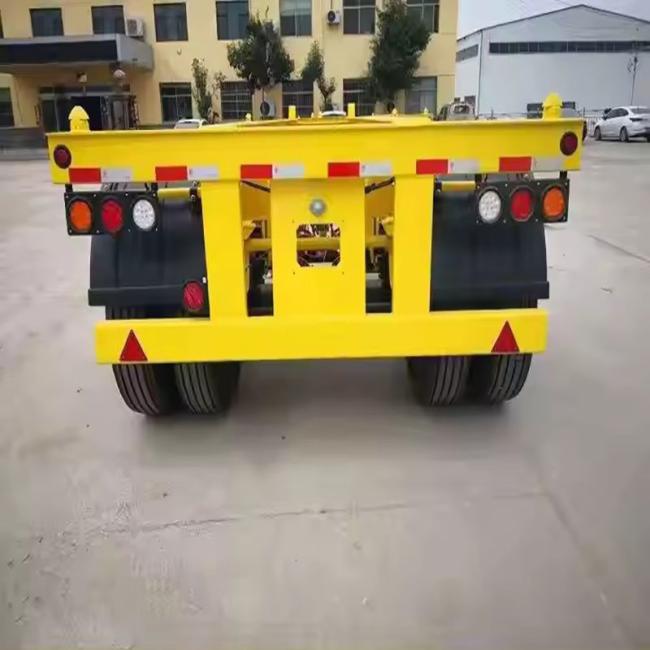 Chassis Truck Trailer 3 Axle Container Skeleton Semi Trailer Containers Trailers