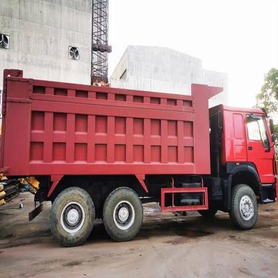 China Ethiopië Gebruikt en HOWO 6X4 20 30m3 10 Wiel dumptruck voor mijnbouw laag onderhoud Te koop
