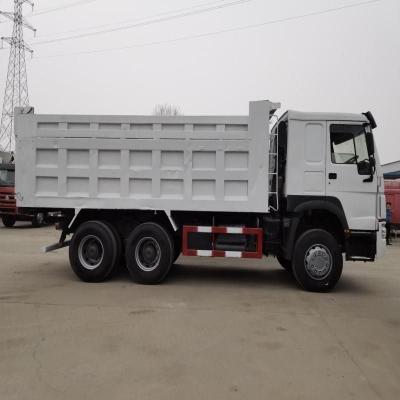China Buisloos bandenontwerp Zware vrachtwagen 6*4 Hoog gereviseerde standaard dumptruck Te koop