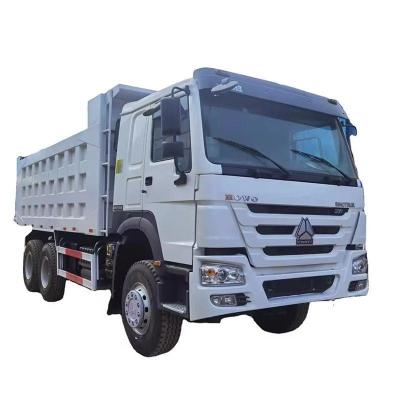 China 10 Wielen Dump Truck Afmetingen Goede staat Hydraulische 6*4 Tipper Truck in Ghana Te koop