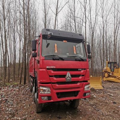 China 10 Wielen Dump Truck Afmetingen Goede staat Hydraulische 6*4 Tipper Truck in Ghana Te koop
