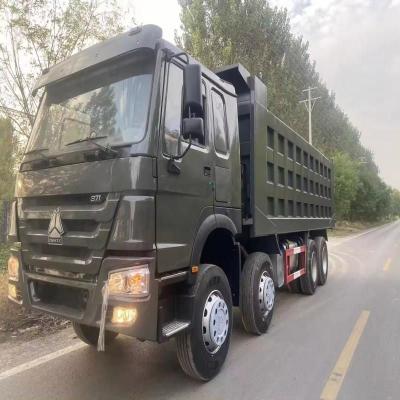China Handmatig venster 6X4 HOWO Dump Truck met 371 pk en 5001-10000 kg bruto voertuiggewicht Te koop