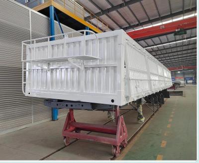 China Cross Arm Type Bulk Cargo Self-Unloading Semi-Trailer with ABS Anti-lock Braking System for sale