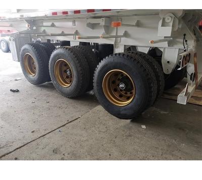 China 50-Ton 4-Axis U-Type Hydraulic Cylinder Dump Truck Trailer Customizable and Self-Dumping for sale