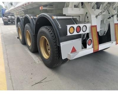 China 50-Ton 4-Axis U-Type Hydraulic Cylinder Dump Truck Trailer Customizable and Self-Dumping for sale