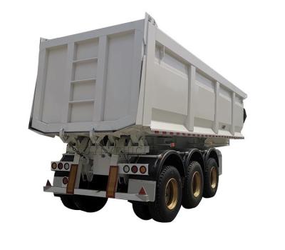 China 40-80 Tonnen 3-Achsen-Dump Truck U-Typ Semi-Anhänger mit ABS-Anti-Block-Bremssystem zu verkaufen