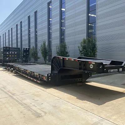 Cina Garanzia 40FT Skelettone Semi-remolchio a letto piatto basso con sistema di frenatura antiblocco ABS in vendita