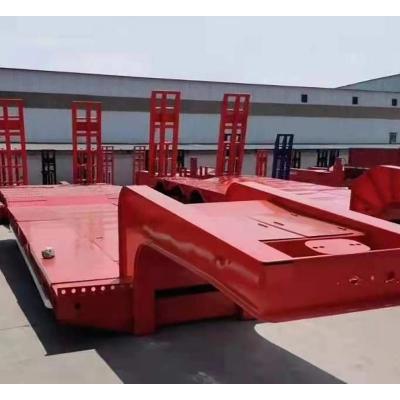 Cina Garanzia 40FT Skelettone Semi-remolchio a letto piatto basso con sistema di frenatura antiblocco ABS in vendita