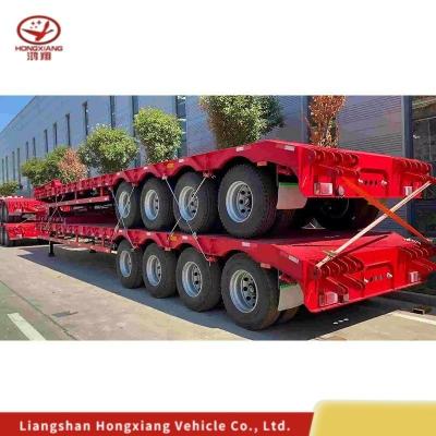 Cina Semi-remolchi a letto basso rimorchio per camion per il trasporto di escavatori capacità di carico pesante in vendita