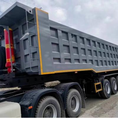 Cina Auto-dumping di acciaio/ 4 assi 70 tonnellate pesante camion di tipper dump tipping per voi in vendita