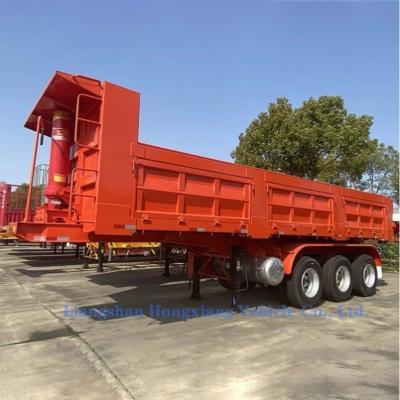 China Dump Tipper Semi Trailer Heavy Duty Tri-Axles Dumper with Customization for sale