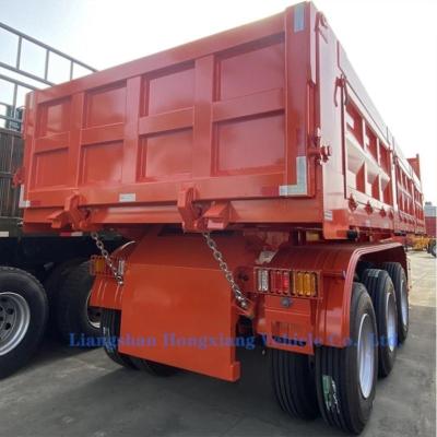 China Dump Tipper Semi Trailer Heavy Duty Tri-Axles Dumper with Customization for sale
