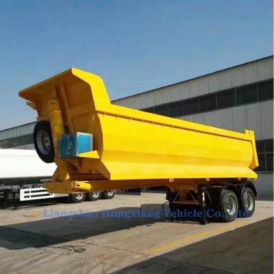 China Dump Tipper Semi Trailer Heavy Duty Tri-Axles Dumper with Customization for sale