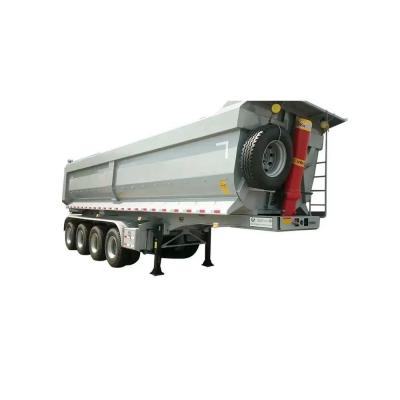 China Customization 3 Axles 80 Ton Coal Transport Trailer with Hyva Cylinder and 13t Axle for sale