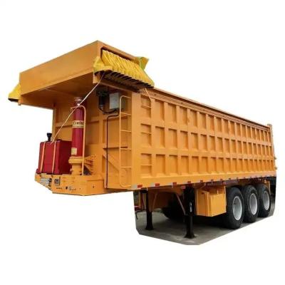 中国 EHL9400ZHX 3軸 10 FT 60 トンの後部ダンプトレーラー 1 年間の販売後サービス 販売のため
