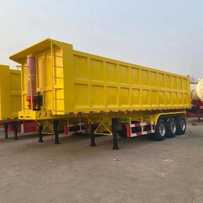 China Reboque de descarga 3 eixos final de carregador de pedra de carregador de descarga 1 ano pós-venda à venda