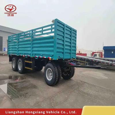 Cina Camion di trasporto merci semirimorchio a letto piatto 13500X3000X1550 mm con design a ala aperta in vendita