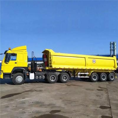 Cina Autodiscarica Rear End Tipper Dump Trailer Truck Semi-trailer per il trasporto di merci pesanti in vendita