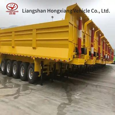 Cina Semi-camion tipping trailer dumper trailer con pneumatico 12r22.5 e 1 anno di servizio post-vendita in vendita