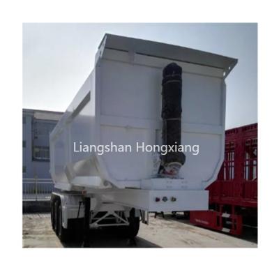 Cina 3 assi 45 Cbm rimorchio a rimbalzo con rimbalzatore per il trasporto del carbone in vendita