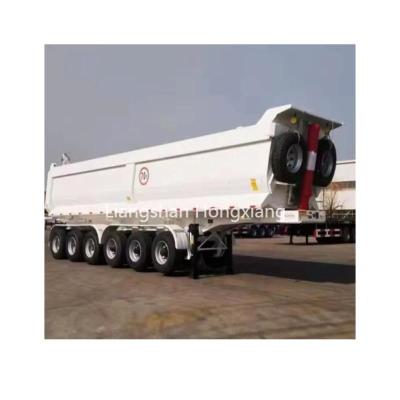 China 13500X3000X1550 mm Rear Hydraulic Dump Trailers for Gravel Aggregate Transportation for sale