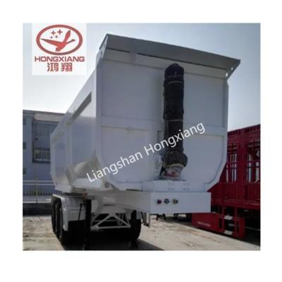 China Customization 20FT 40FT Hydraulic Lift Flatbed Trailer Forward Tilt Dump Bed Semi Trailer for sale