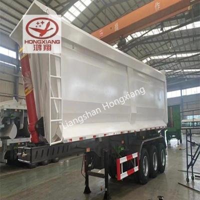 Chine 3 essieux camions à décharge latérale semi-remorque/remorque à décharge latérale à décharge latérale à grande capacité à vendre