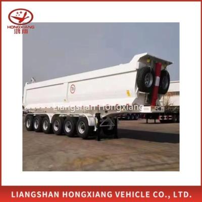 Cina 40 tonnellate 50 tonnellate 3 assi Camione Semi Dump Rear Dump Trailer Non auto-dumping e conveniente in vendita