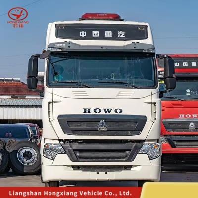 China Sinotruk HOWO A7/T7 10/12 Wheeler 336/371/375/420HP 18-25cbm Heavy Duty Tractor Truck for sale