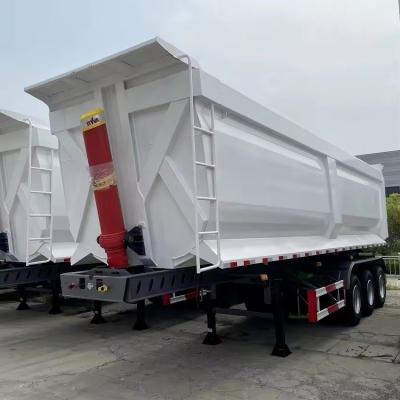 Cina Semi-remorco a scarico a tre assi di 50 tonnellate di acciaio per il trasporto diretto speciale con pneumatici 12r22,5 in vendita