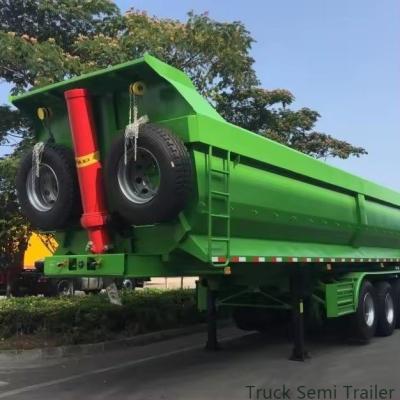 Cina 40 50 60 tonnellate U-Shaped End Rear Tipper Dump Semi Truck rimorchi personalizzazione per il vostro in vendita