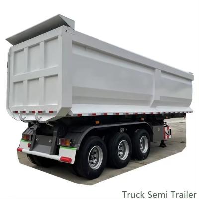 Cina 40 50 60 tonnellate U-Shaped End Rear Tipper Dump Semi Truck rimorchi personalizzazione per il vostro in vendita