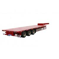 Quality Grade Heavy Duty 60 Tons 80 Tons Transport 4 Axles Lower Body Low Bed Trailer for sale