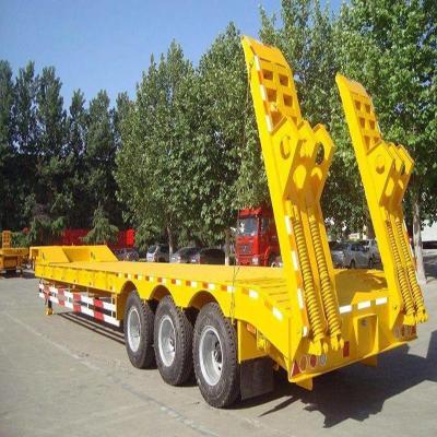 Cina 20FT 40FT Container Transport Semi-trailer a letto basso con design a letto piatto e materiali in vendita
