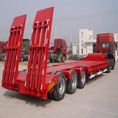 Cina Cina Usato 3 assi 60 tonnellate 80 tonnellate Flatbed rimorchio Flat bed Semi rimorchio personalizzabile in vendita
