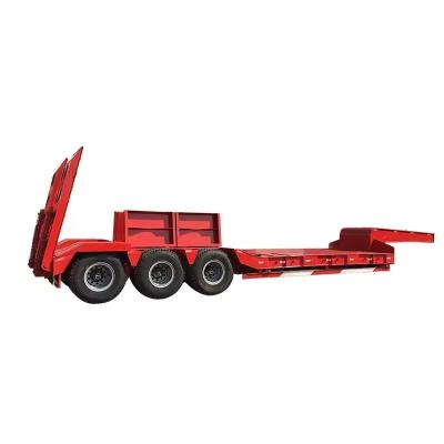 Cina 3 assi Ferro Lowboy basso letto caricatore letto semirimorchio per il trasporto pesante in vendita