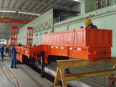 China 3 Year After-sales Service Second Hand 4 Axle 40t Low Flatbed Trailer Dolly Low Bed for sale