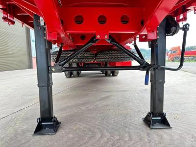 China 3 Year After-sales Service Second Hand 4 Axle 40t Low Flatbed Trailer Dolly Low Bed for sale