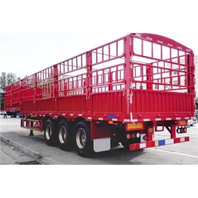 Cina Camionetta di tipo 80 tonnellate Merce Parete laterale Pistola Trasporto Animali Recinzione Cargo Semiconduttore in vendita