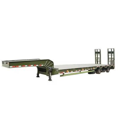 Cina Semi-remorco da carico da 80 100 120 150 tonnellate a carico pesante 7 assi 8 assi semi-remorco lowboy in vendita