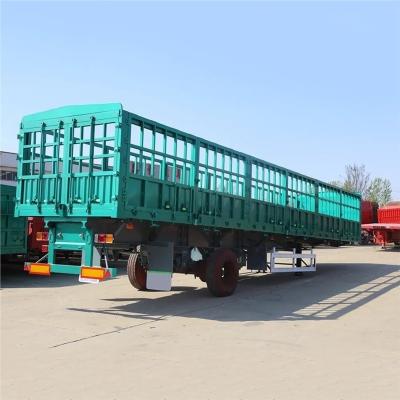 Cina 3 assi 40 tonnellate rimorchio di recinzione trasporto merci camion a parete laterale semirimorchio per furgone in vendita