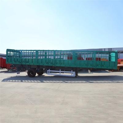 Cina 3 assi 40 tonnellate rimorchio di recinzione trasporto merci camion a parete laterale semirimorchio per furgone in vendita