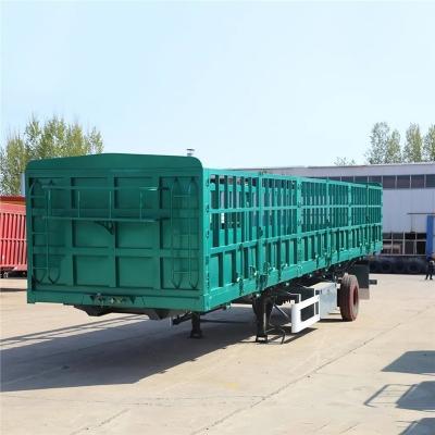 Cina 3 assi 40 tonnellate rimorchio di recinzione trasporto merci camion a parete laterale semirimorchio per furgone in vendita