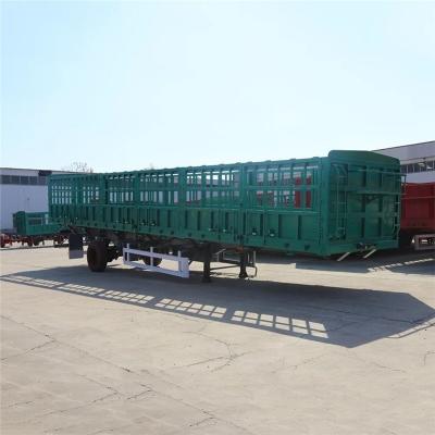 Cina 3 assi 40 tonnellate rimorchio di recinzione trasporto merci camion a parete laterale semirimorchio per furgone in vendita