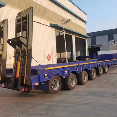 中国 グレード 重荷 拡張式 低負荷機 デッキトレーラー 水力風船輸送 販売のため
